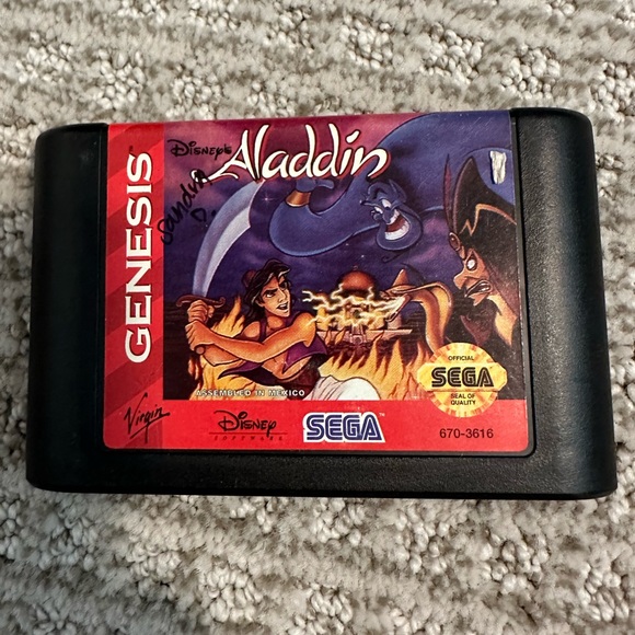 Sega | Video Games & Consoles | Aladdin Sega Genesis Disney Video Game ...